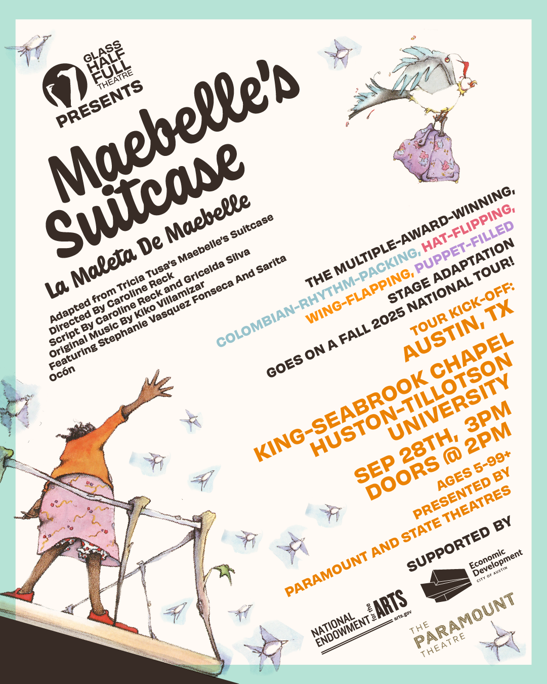 Maebelle’s Suitcase – Glass Half Full Theatre